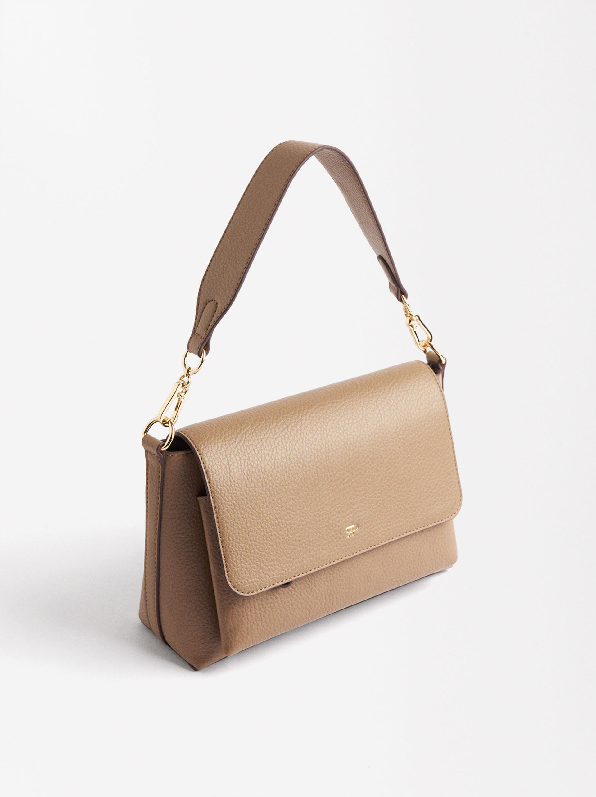 Mala Tiracolo Com Fecho De Aba Preto | Parfois