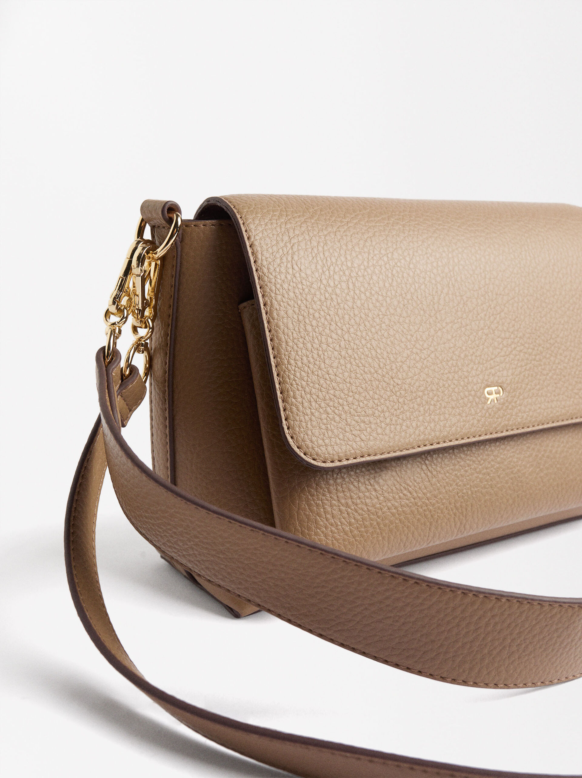 Mala Tiracolo Com Fecho De Aba Preto | Parfois