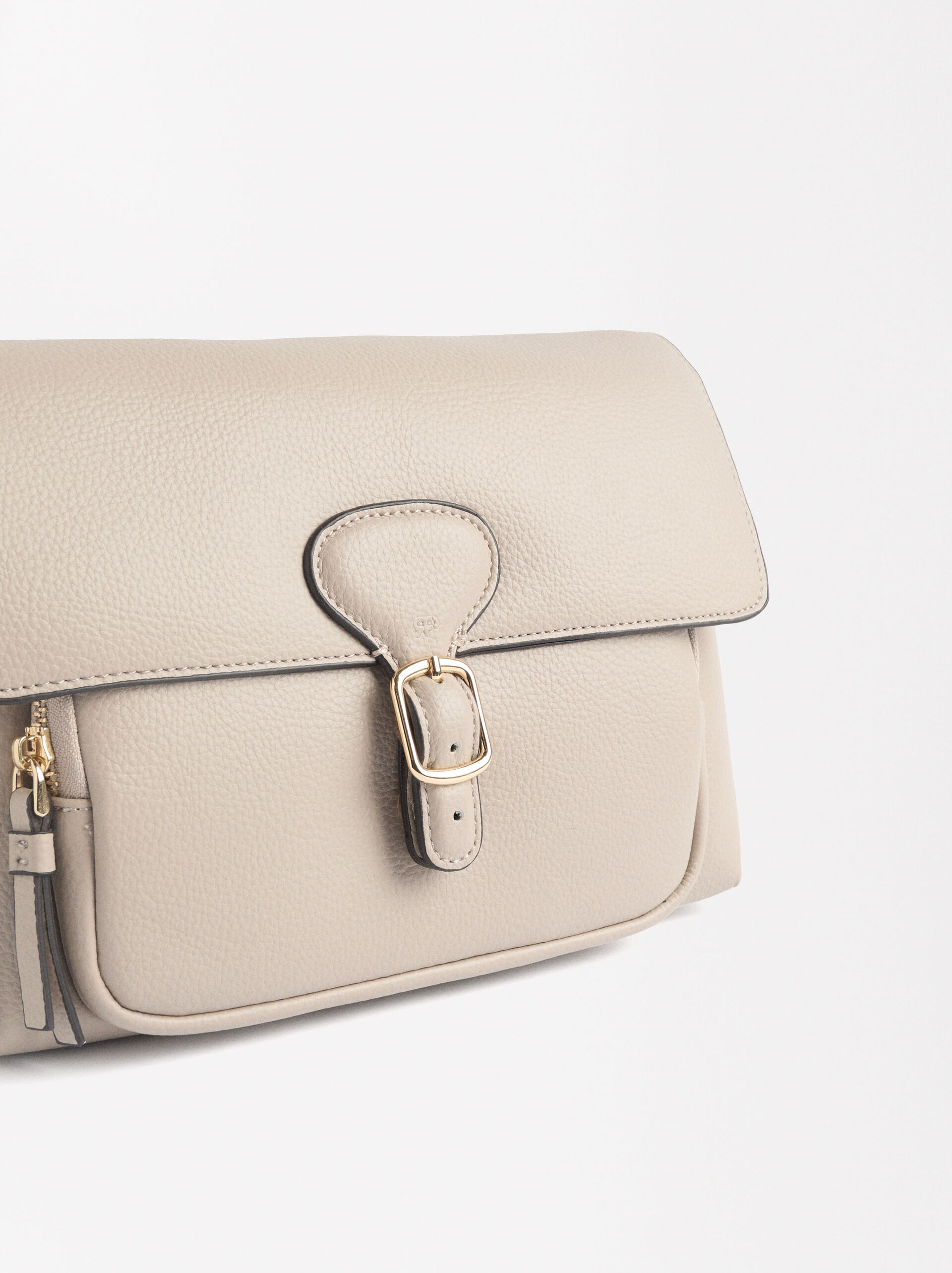 Mala tiracolo com fecho de aba Preto | Parfois