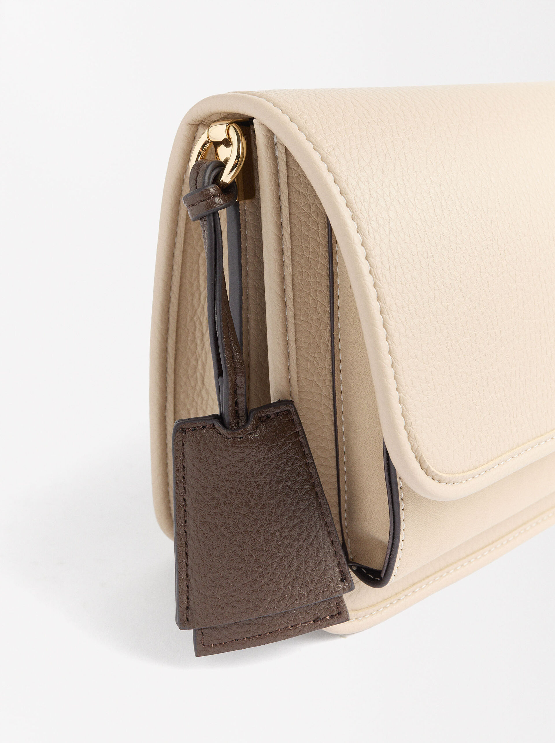 Mala Tiracolo Com Fecho De Aba Preto | Parfois