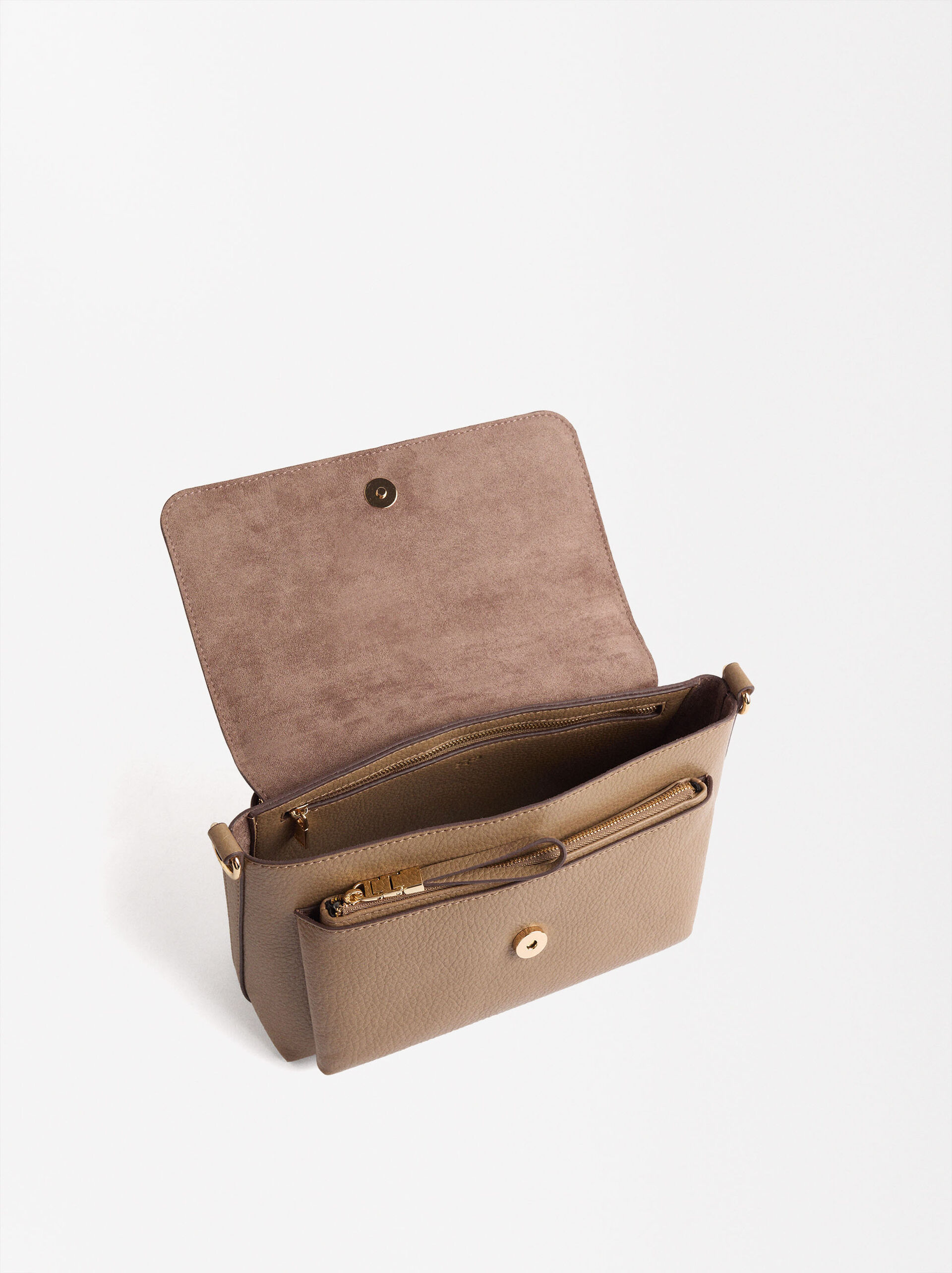 Mala Tiracolo Com Fecho De Aba Preto | Parfois