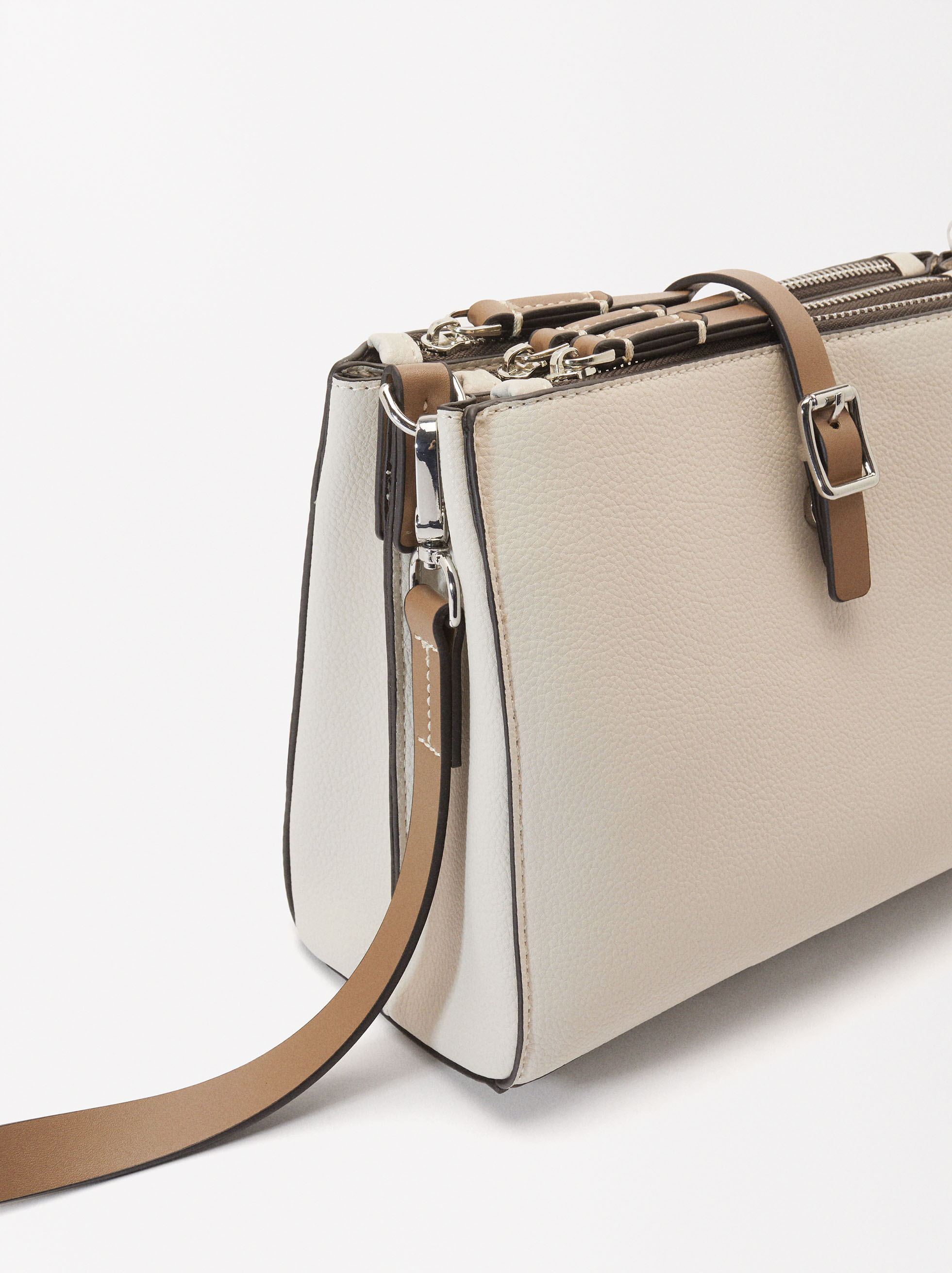 Everyday Crossbody Bag Ecru | Parfois
