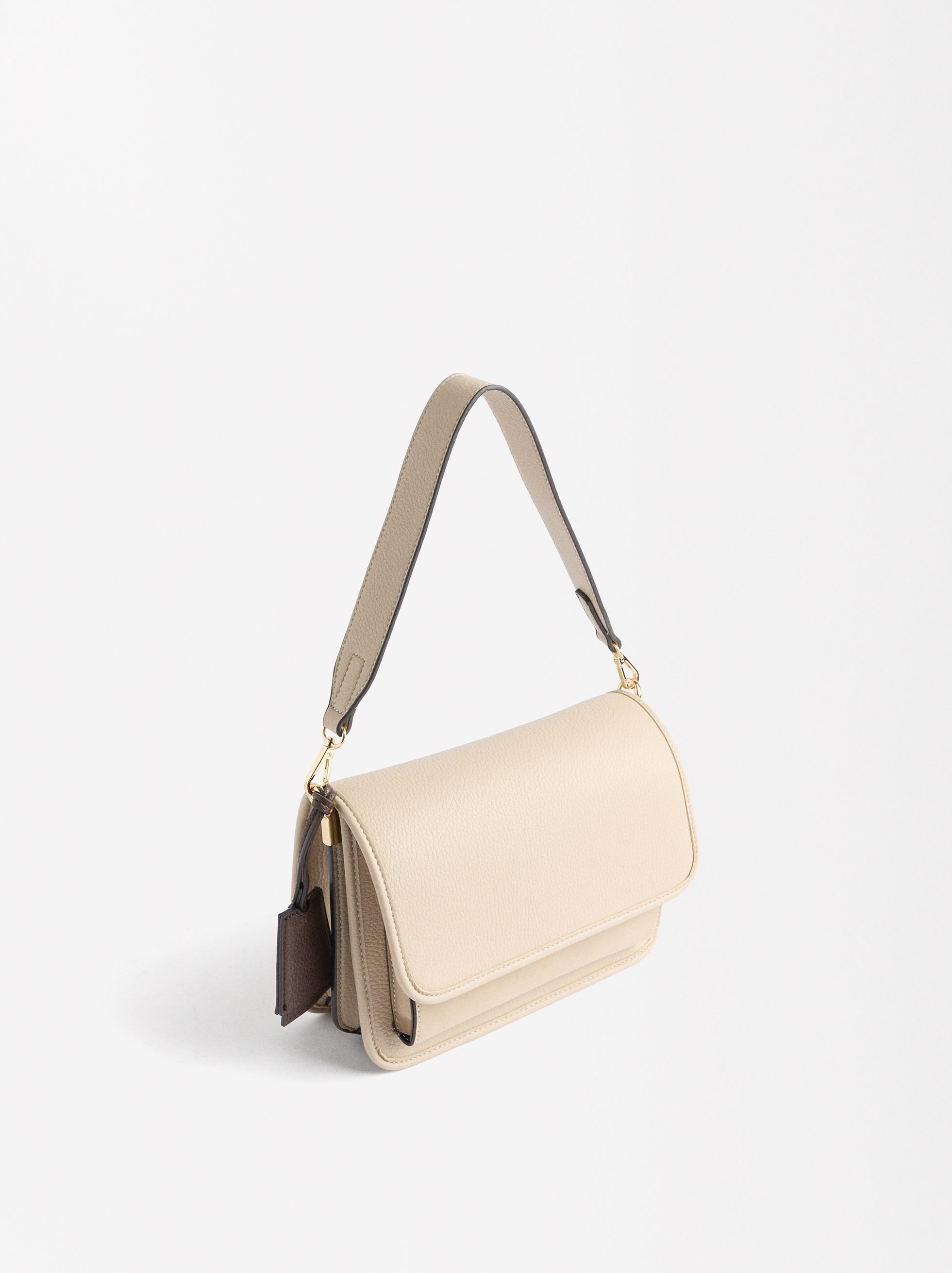 Mala Tiracolo Com Fecho De Aba Preto | Parfois