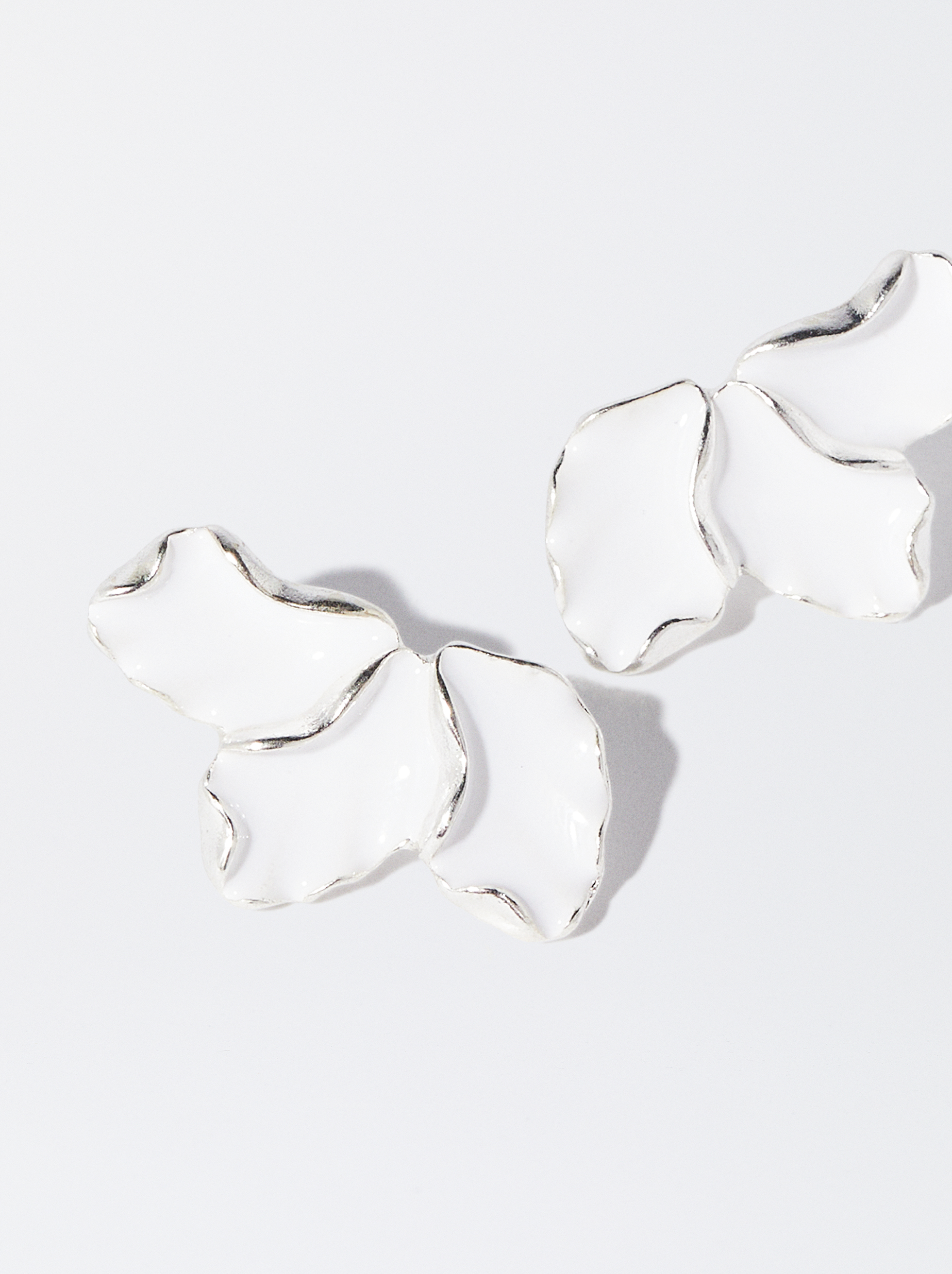 Boucles D'Oreilles Longues Fleur Doré | Parfois