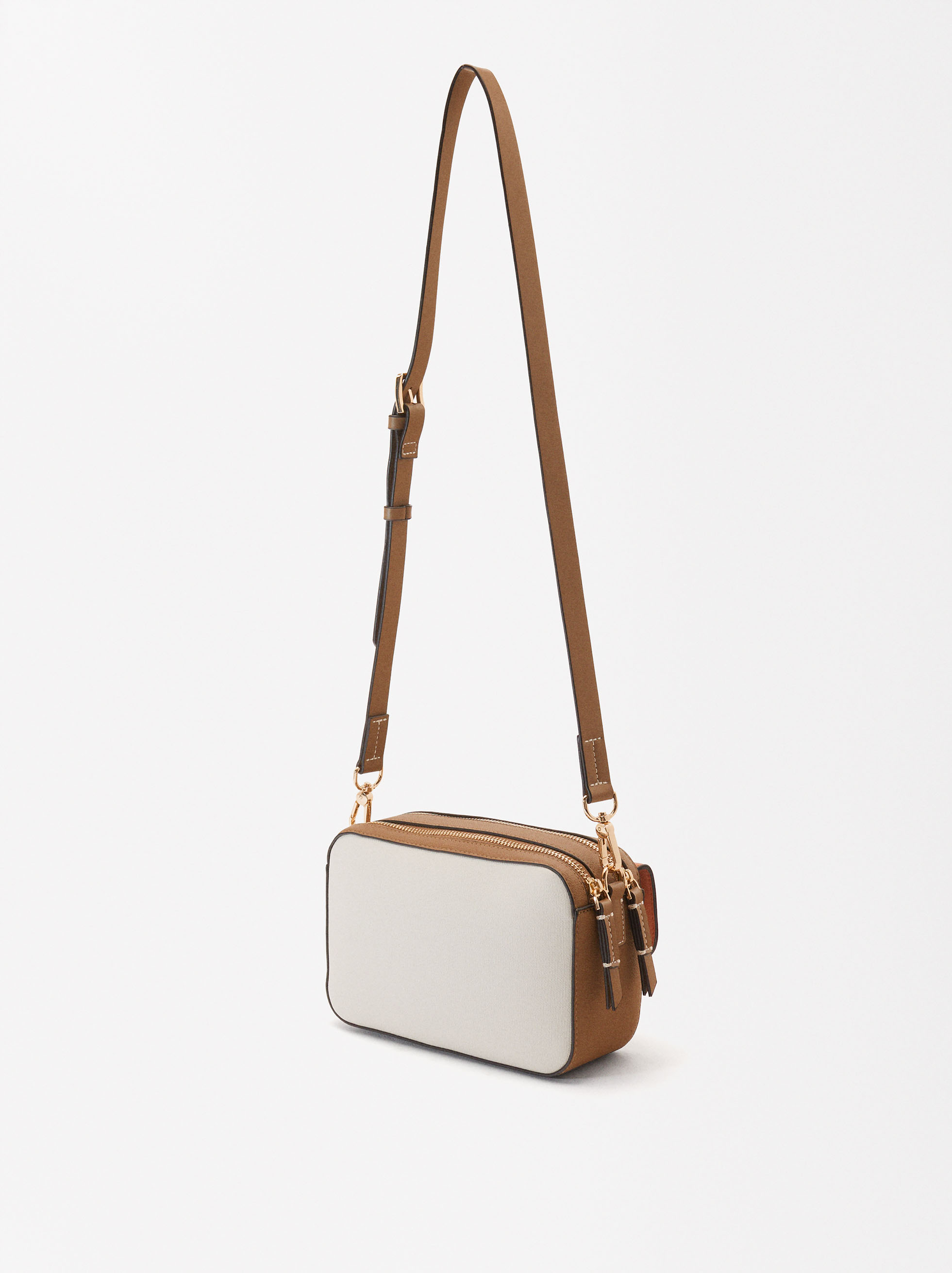 Crossbody Bag With Outer Pocket Blue | Parfois