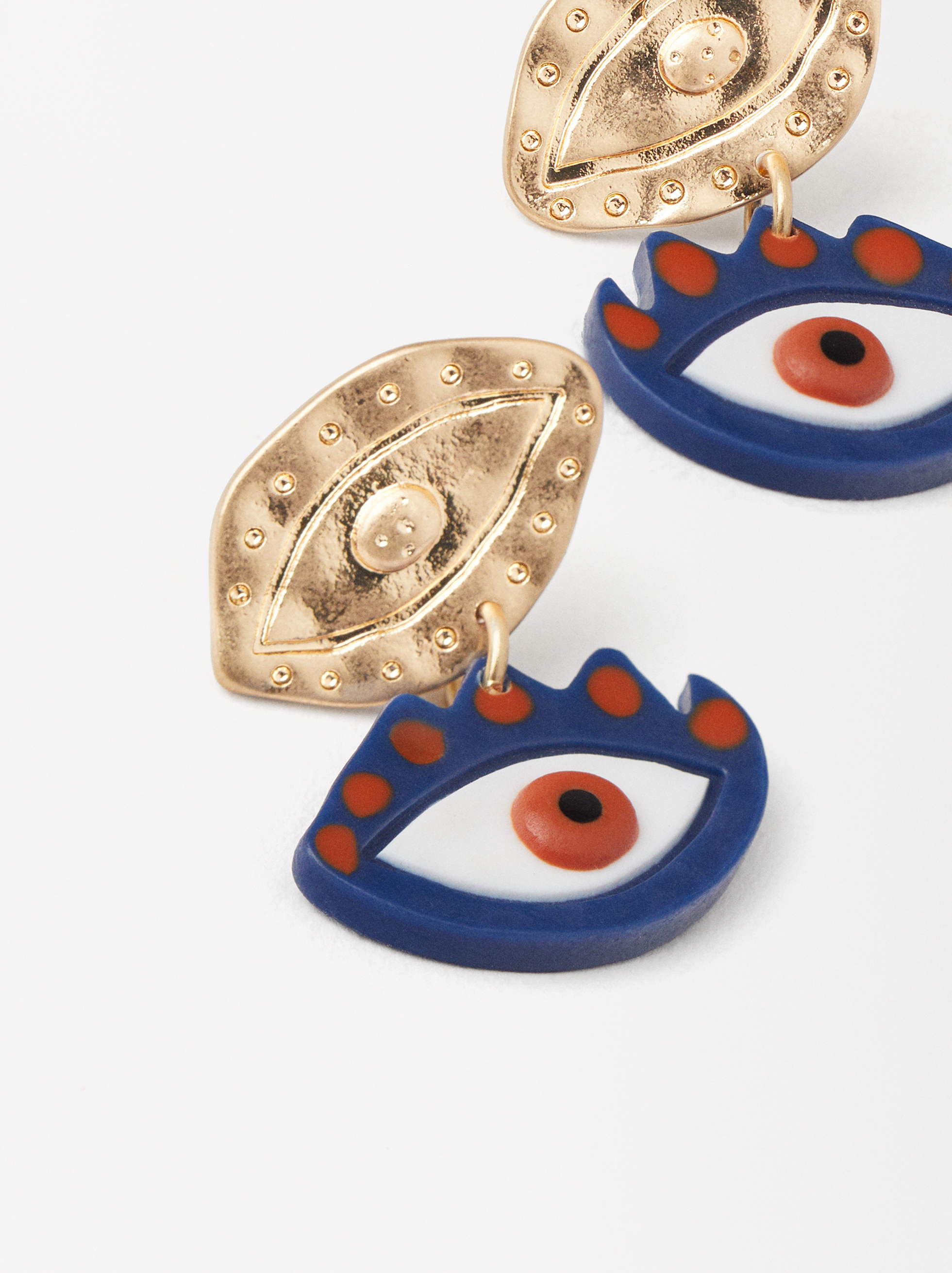 Boucles D’Oreille Avec Œils Multicolore | Parfois