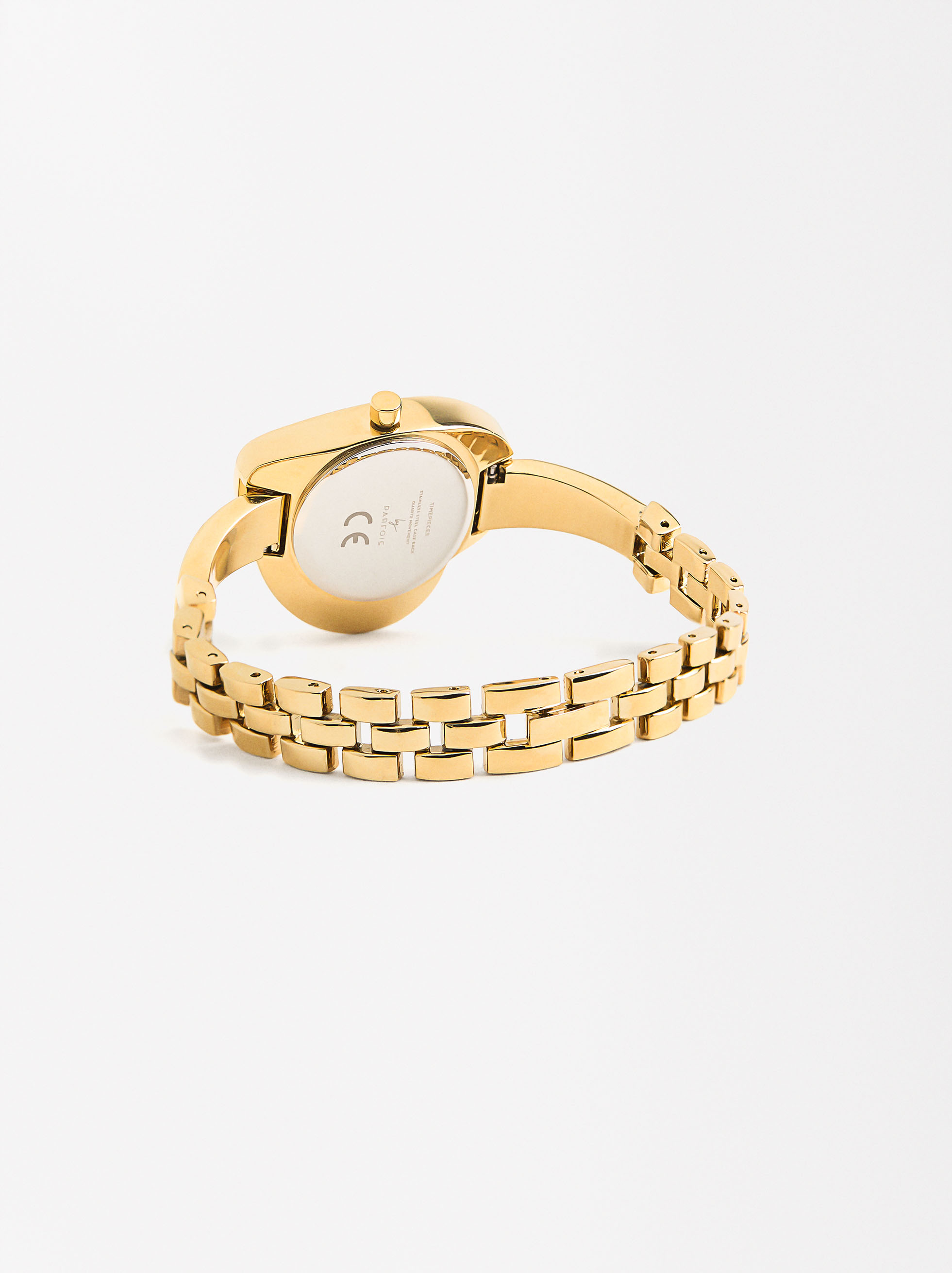 Heart-Shaped Dial Watch Golden | Parfois
