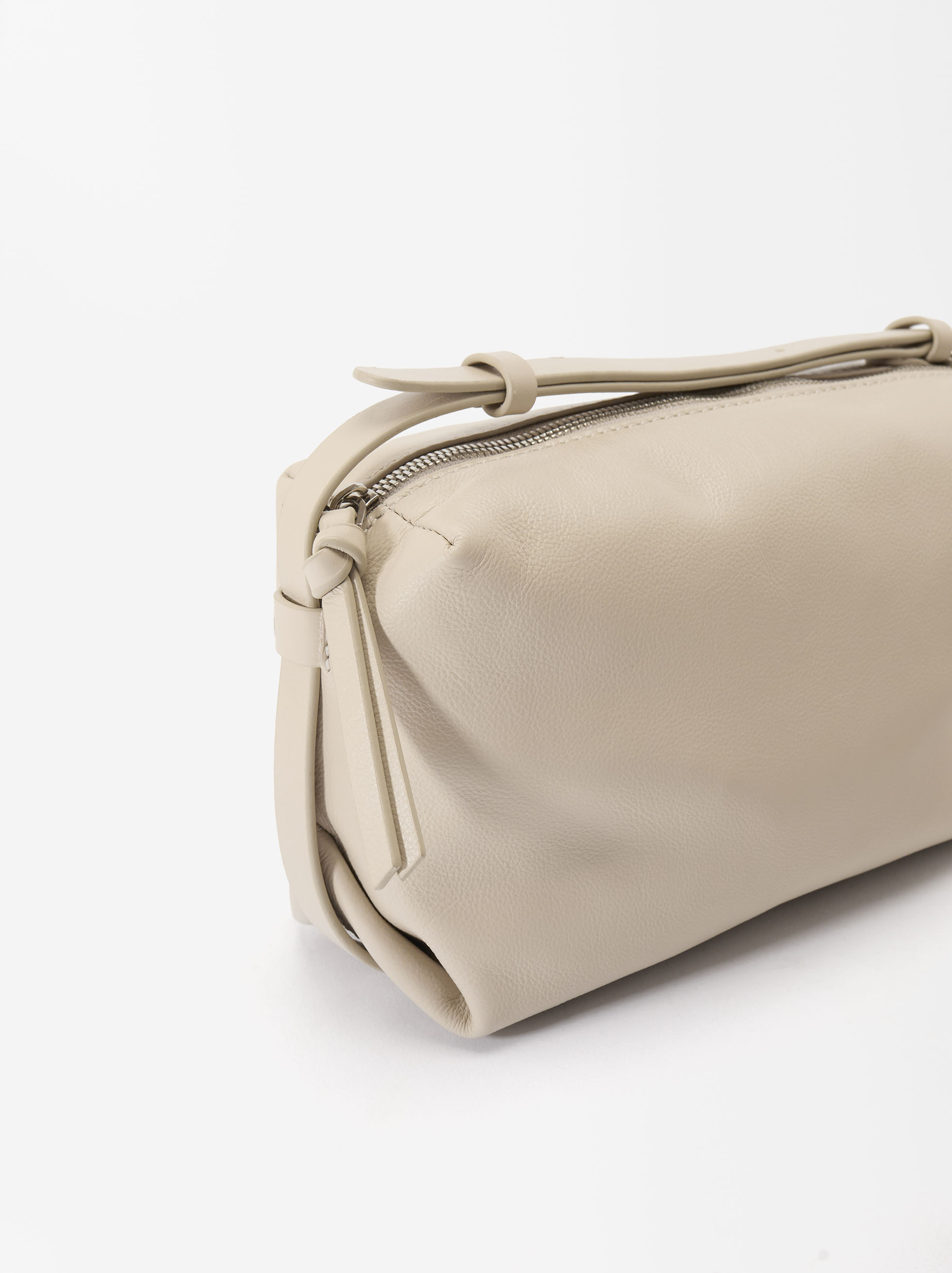 Personalized Leather Crossbag Black | Parfois