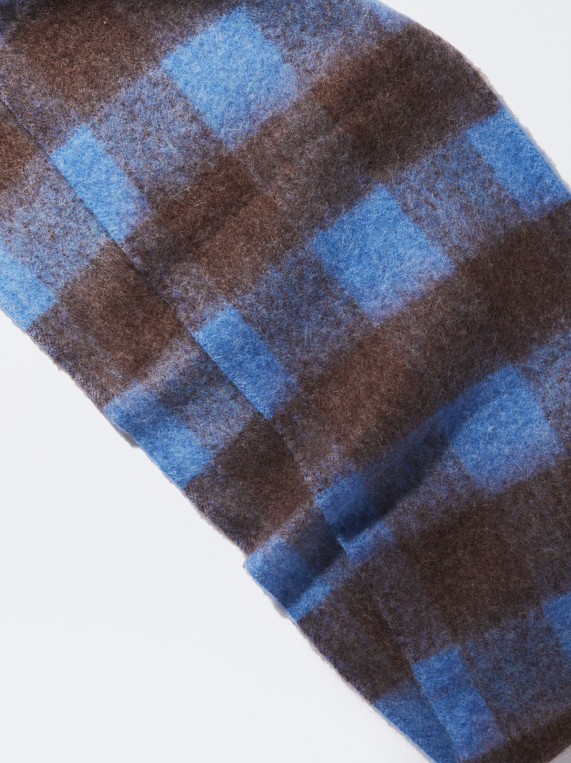 Cachecol Com Franjas Com Lã E Alpaca Multicor | Parfois