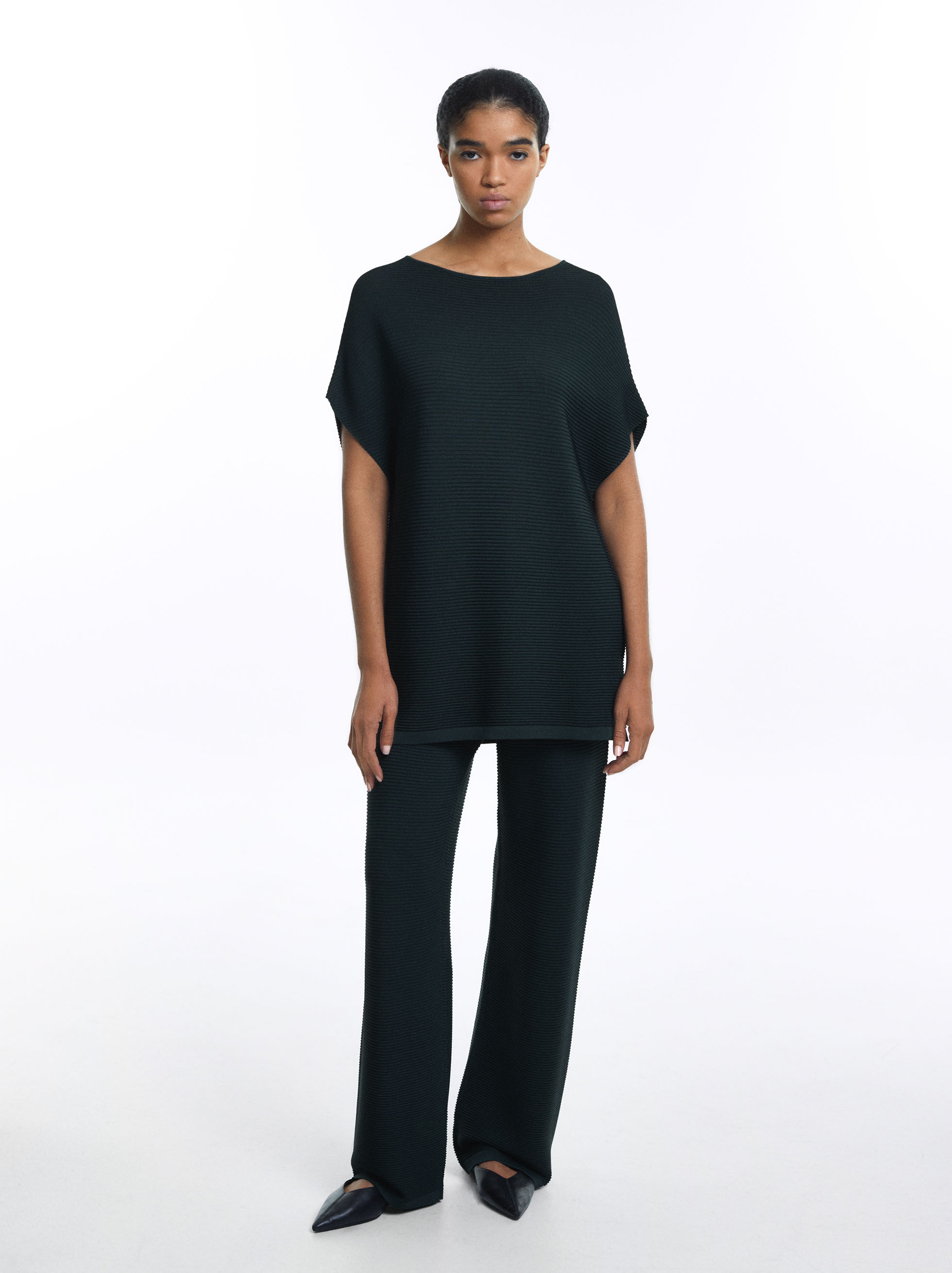 Knit Trousers Black | Parfois