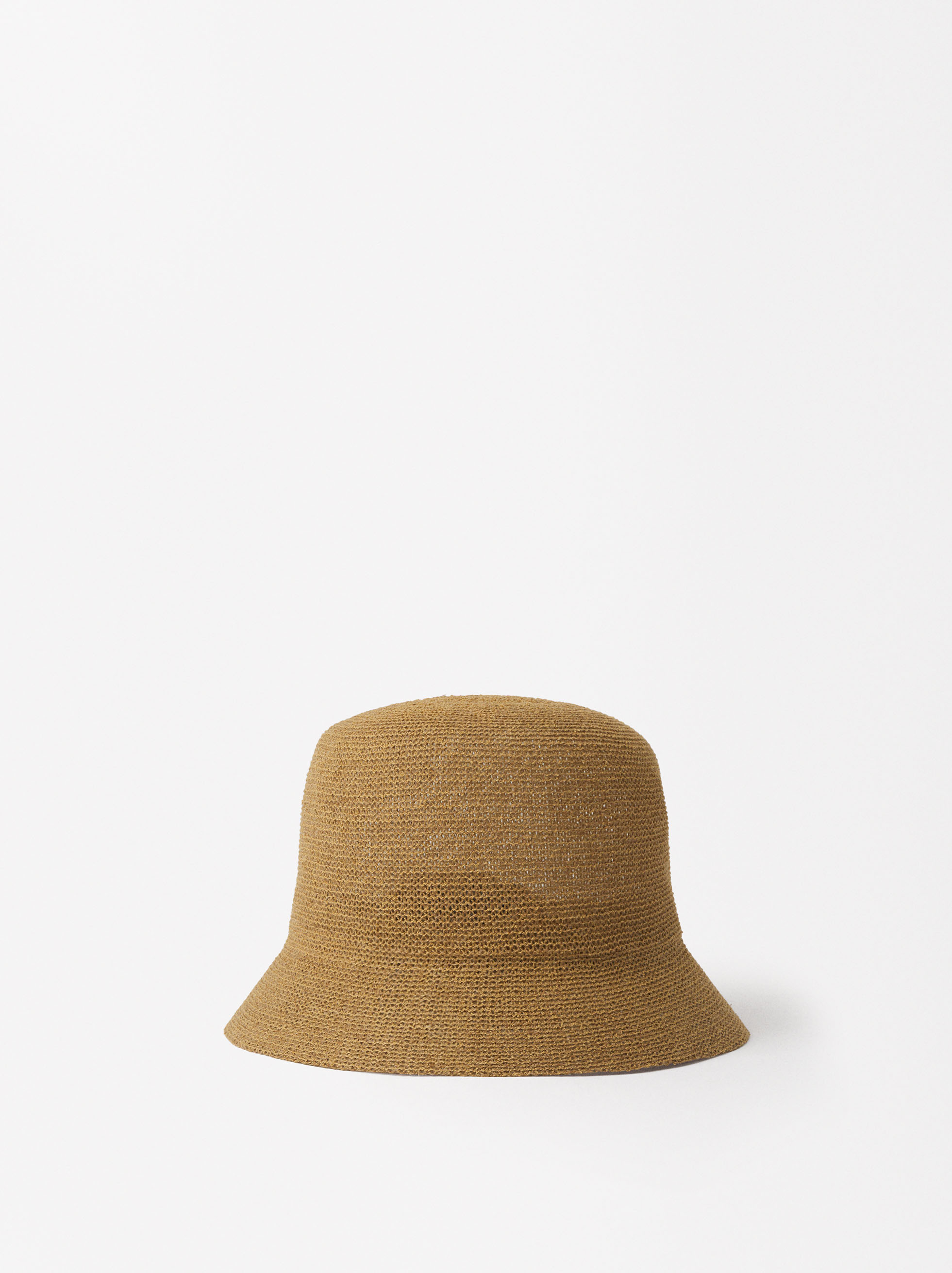 Knitted bucket hat Natural | Parfois