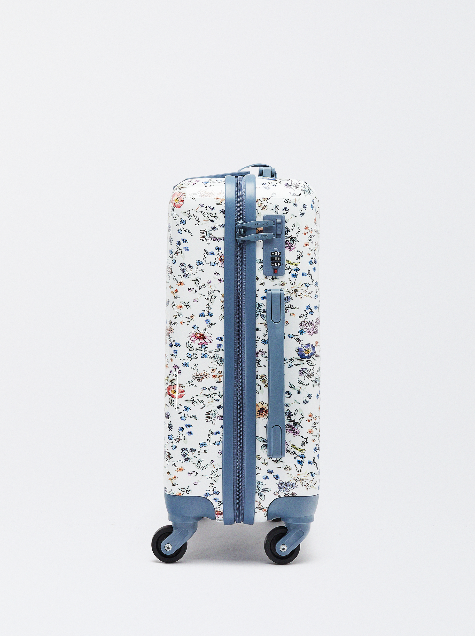 Printed Cabin Trolley - Blue - Woman - Travel - parfois.com